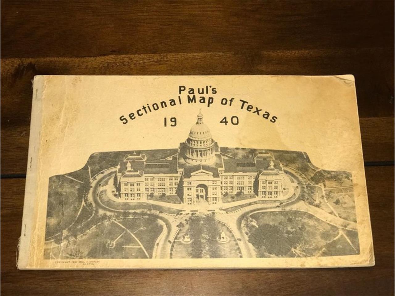 1940 Texas Sectional Map for Sale | ClassicCars.com | CC-1107256