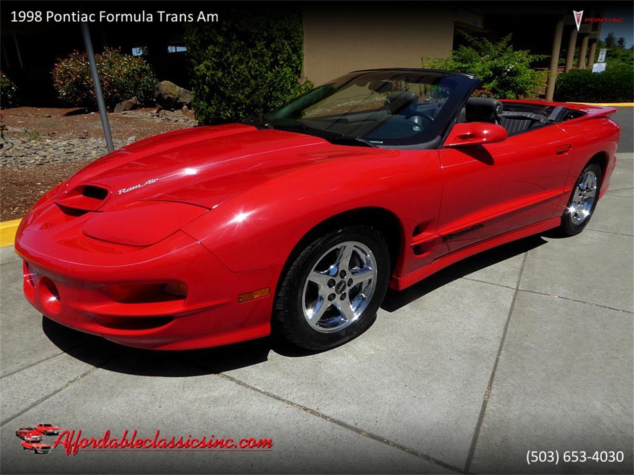1998 Pontiac Firebird Formula for Sale | ClassicCars.com | CC-1221981
