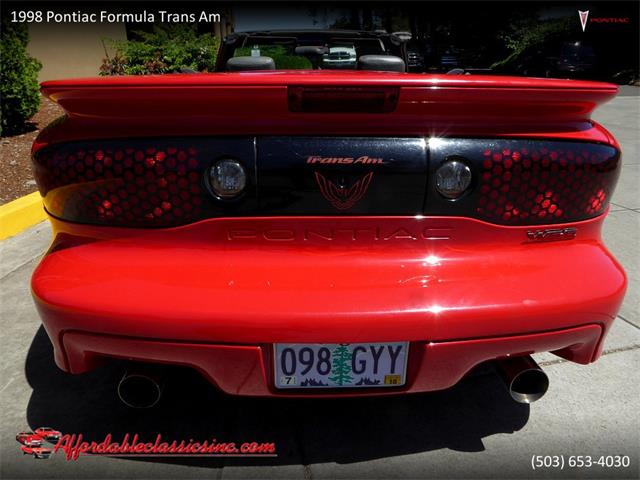 1998 Pontiac Firebird Formula for Sale | ClassicCars.com | CC-1221981