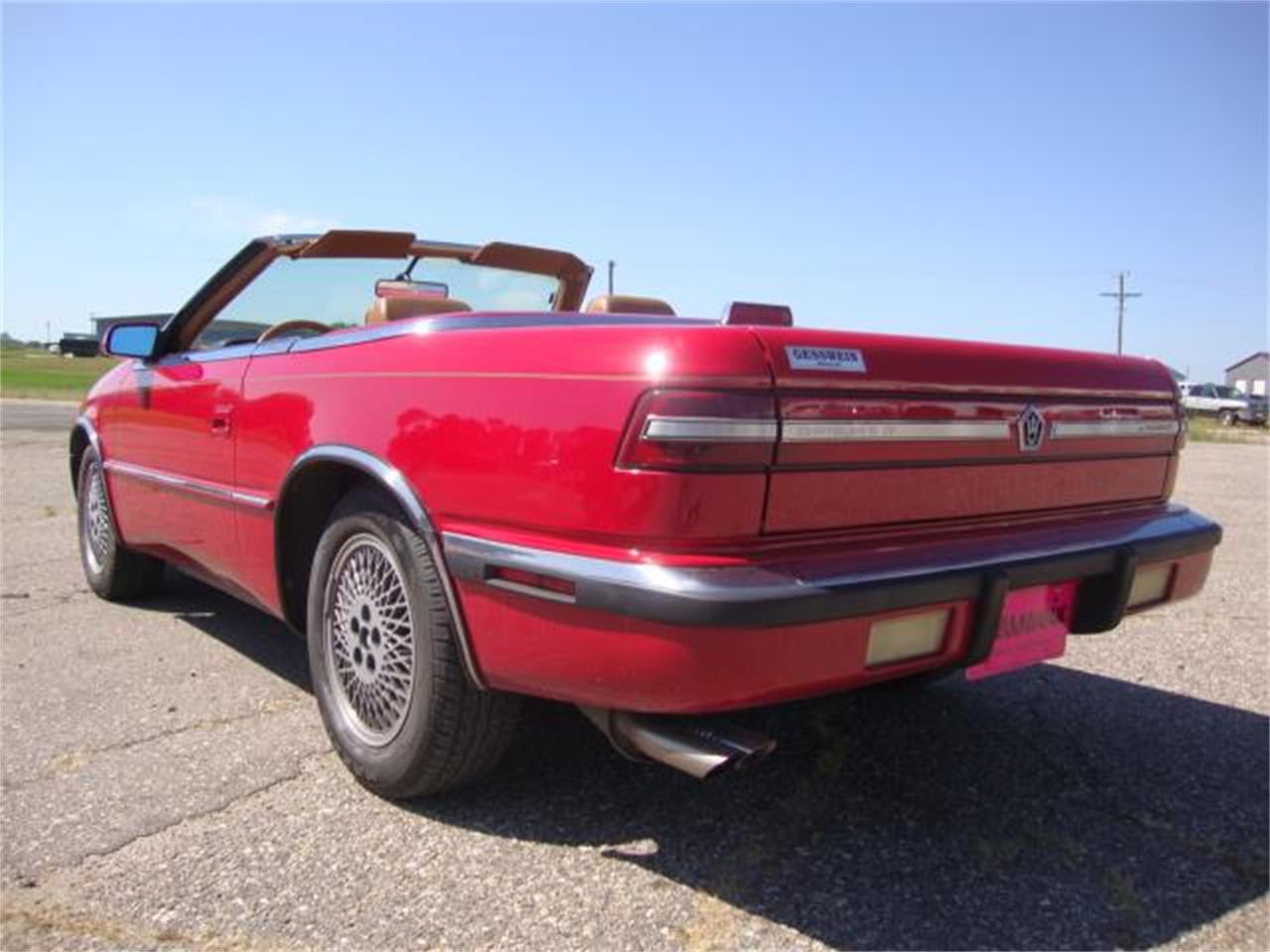 1989 Chrysler TC by Maserati for Sale | ClassicCars.com | CC-1256523