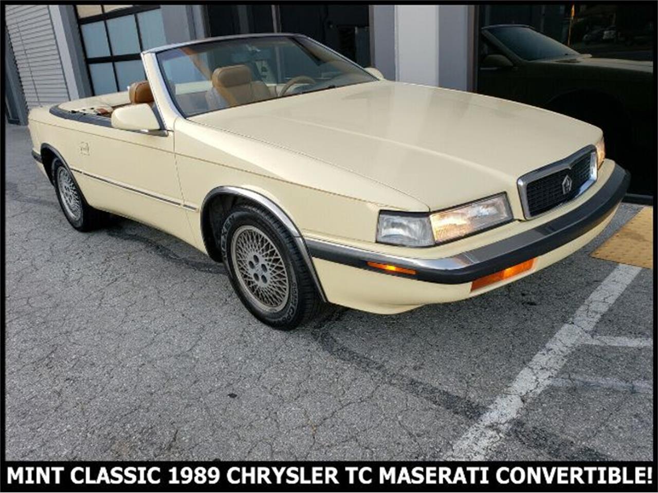 1989 Chrysler TC by Maserati for Sale | ClassicCars.com | CC-1260423