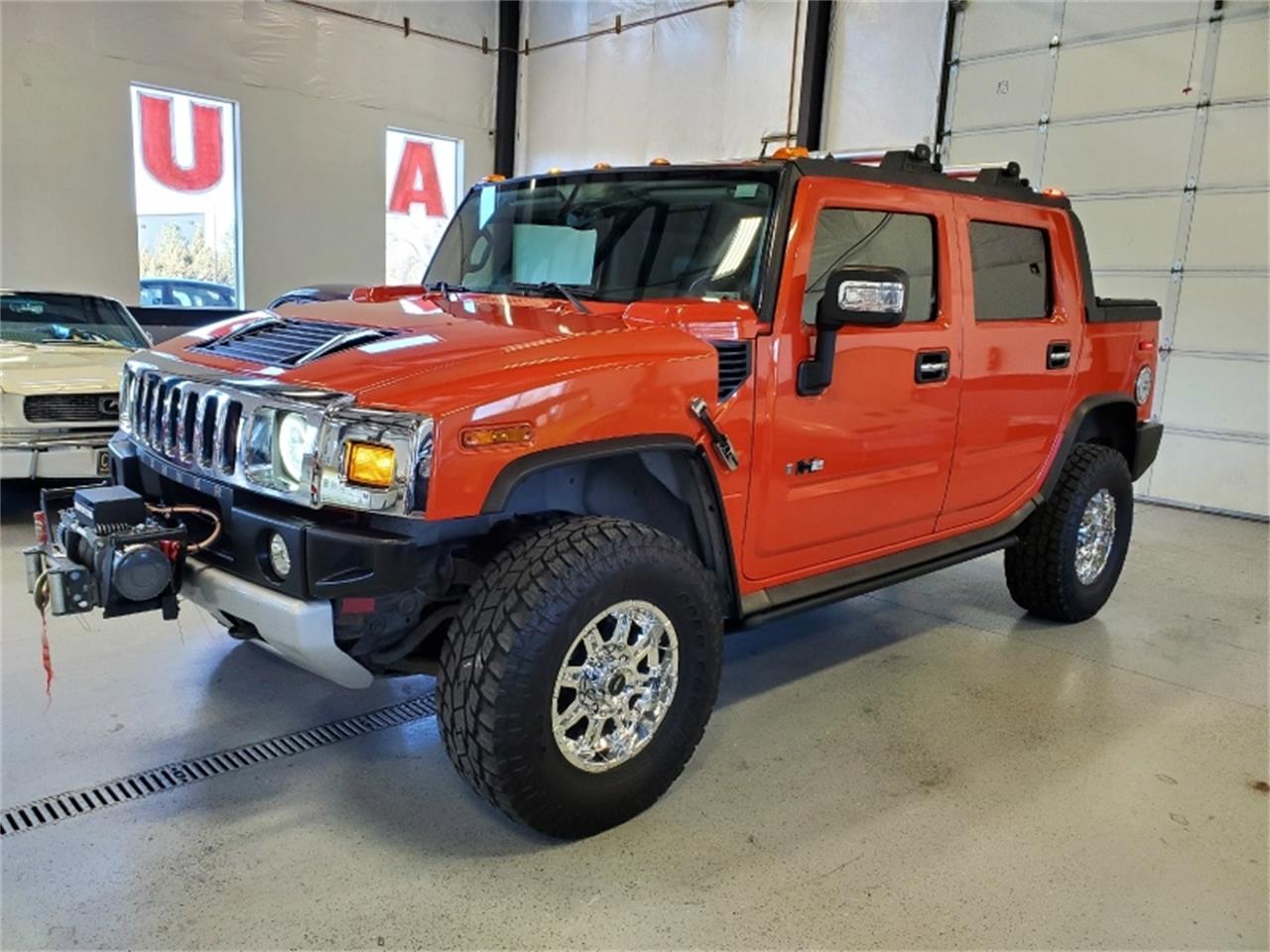 Orange Hummer H2