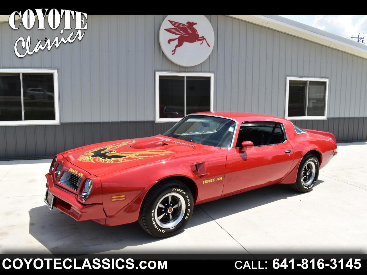 1975 Pontiac Firebird Trans Am for Sale | ClassicCars.com | CC-1505928