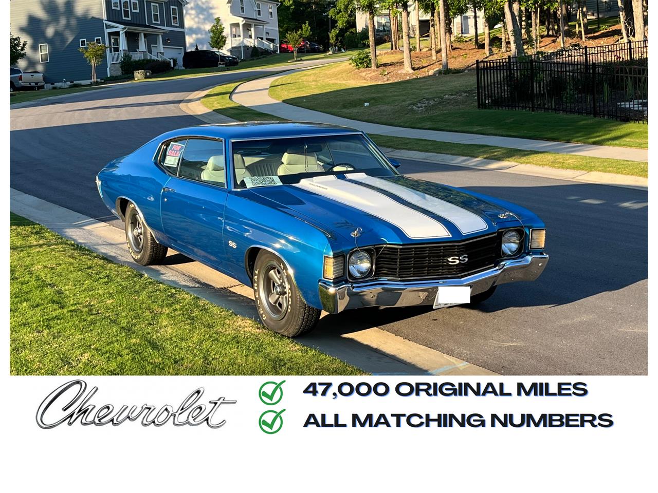 1972 Chevrolet Chevelle Malibu SS for Sale | ClassicCars.com | CC-1600210