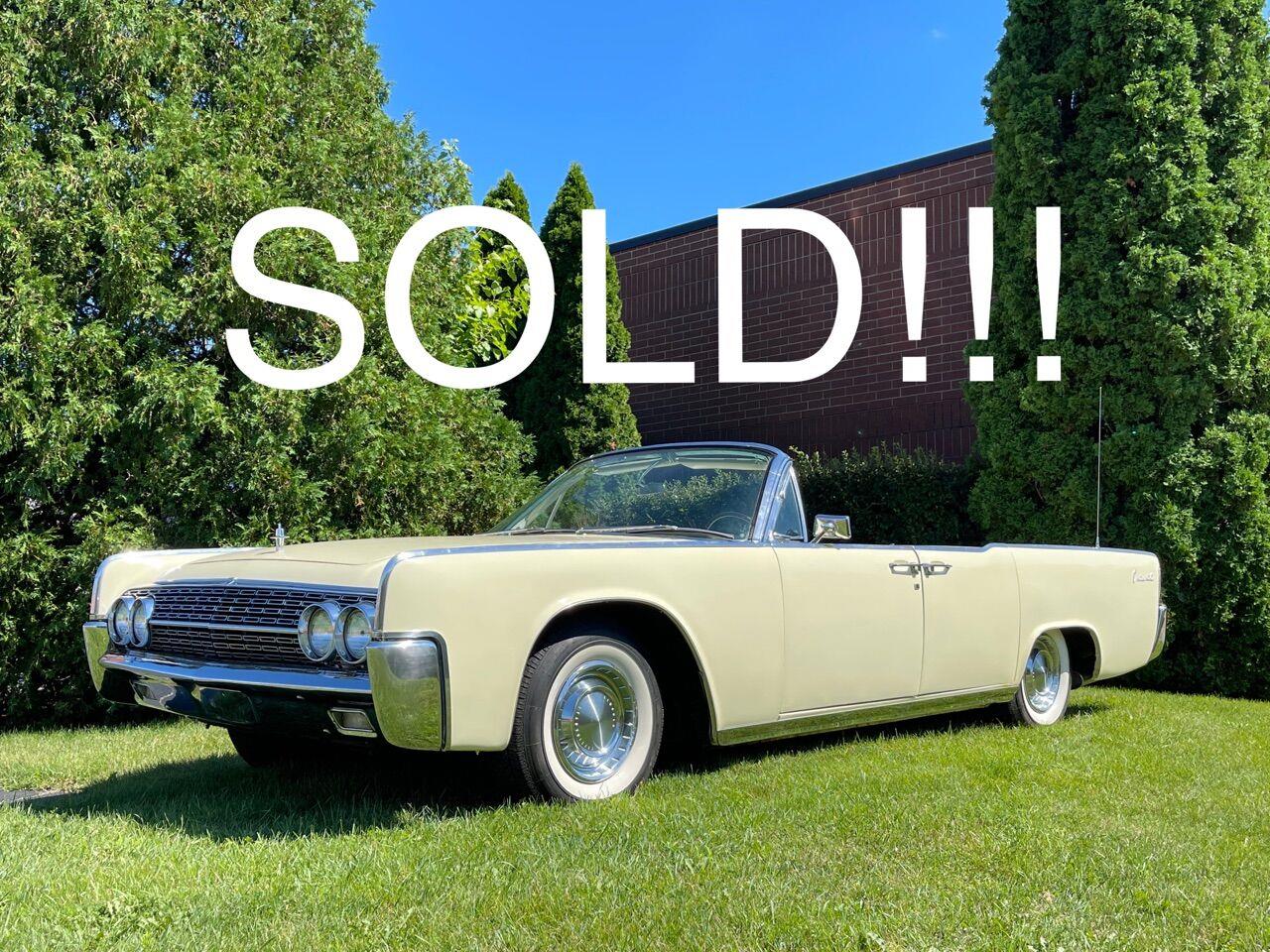 1962 Lincoln Continental For Sale