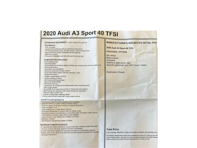 2020 Audi A3 for Sale | ClassicCars.com | CC-1767038