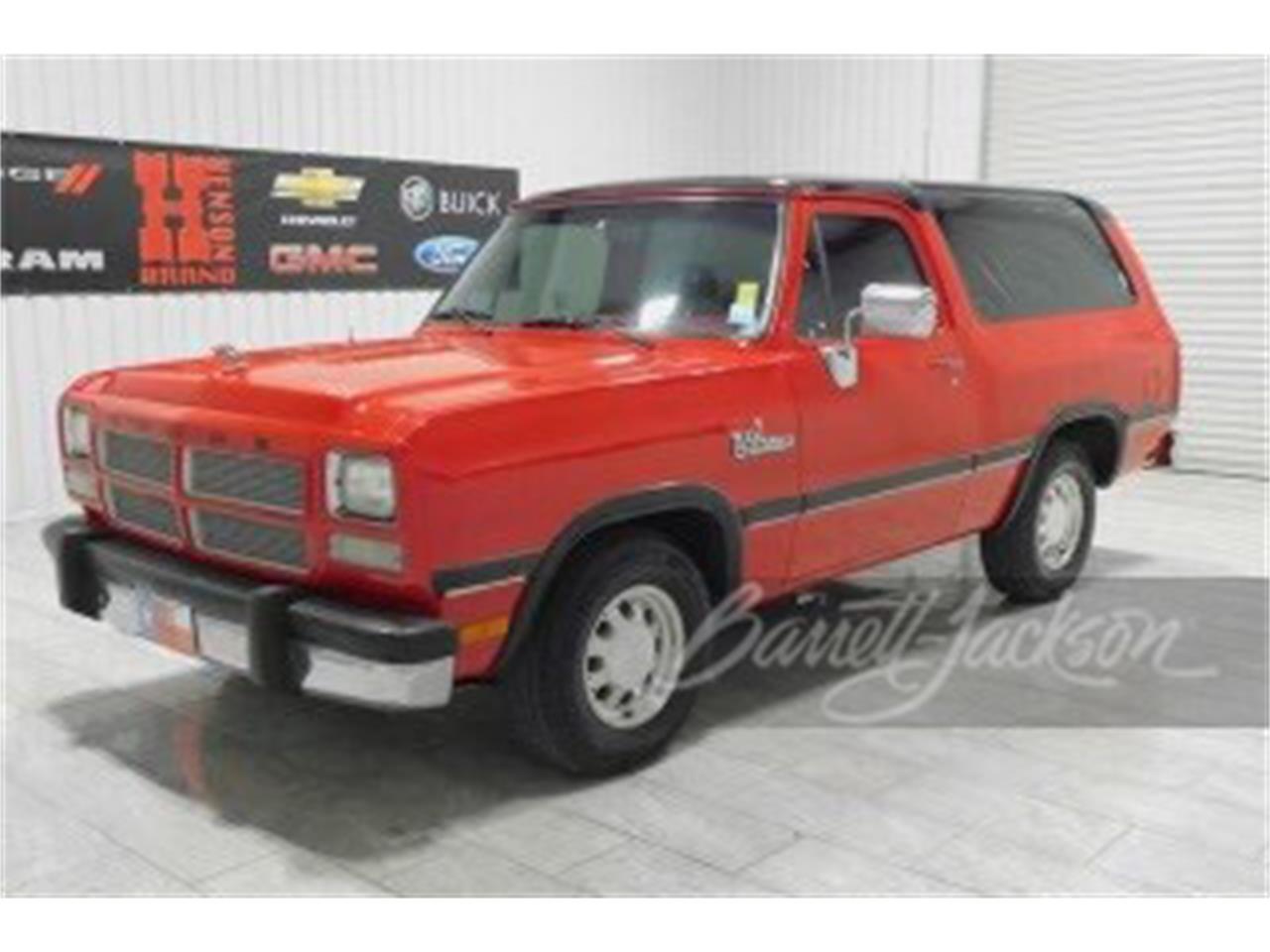1992 Dodge Ramcharger for Sale | ClassicCars.com | CC-1769188