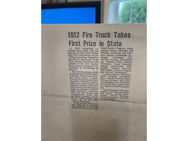 1912 American LaFrance Fire Engine for Sale | ClassicCars.com | CC-1777875