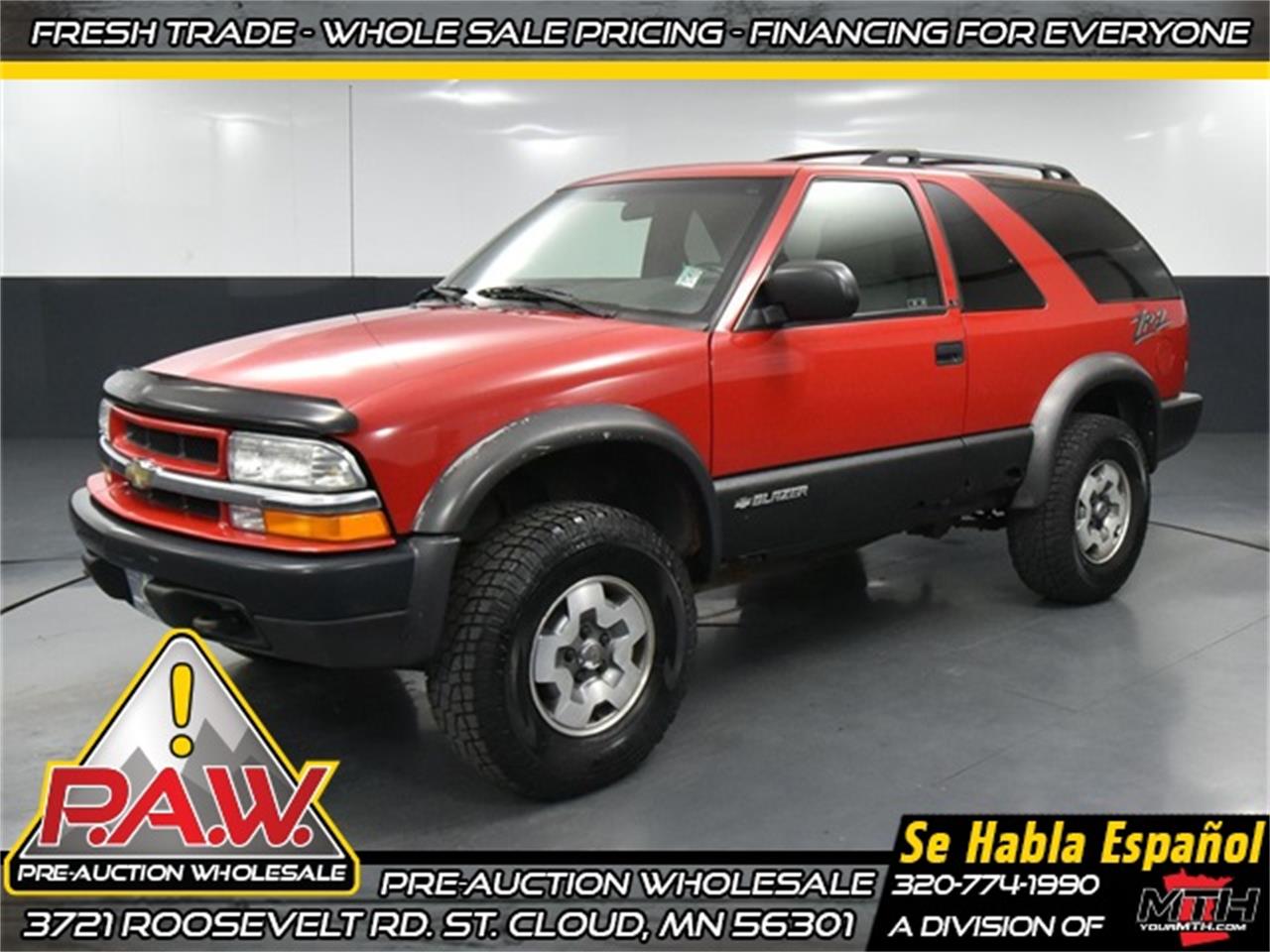 2002 Chevrolet Blazer for Sale | ClassicCars.com | CC-1789294