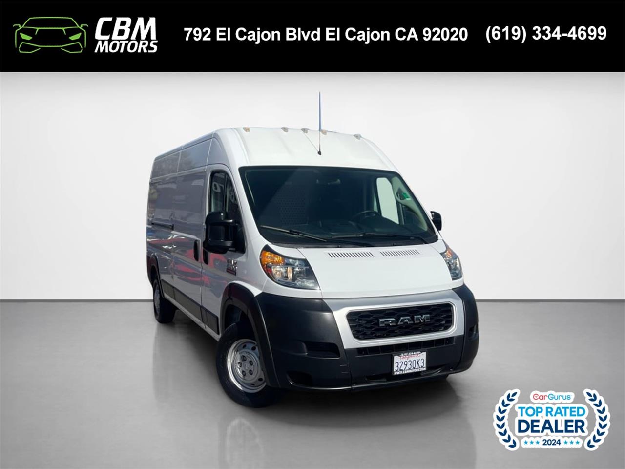2019 Ram ProMaster for Sale | ClassicCars.com | CC-1894290