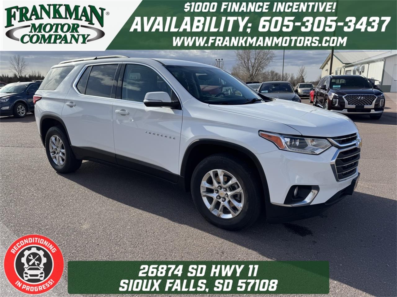 2021 Chevrolet Traverse for Sale | ClassicCars.com | CC-1937769