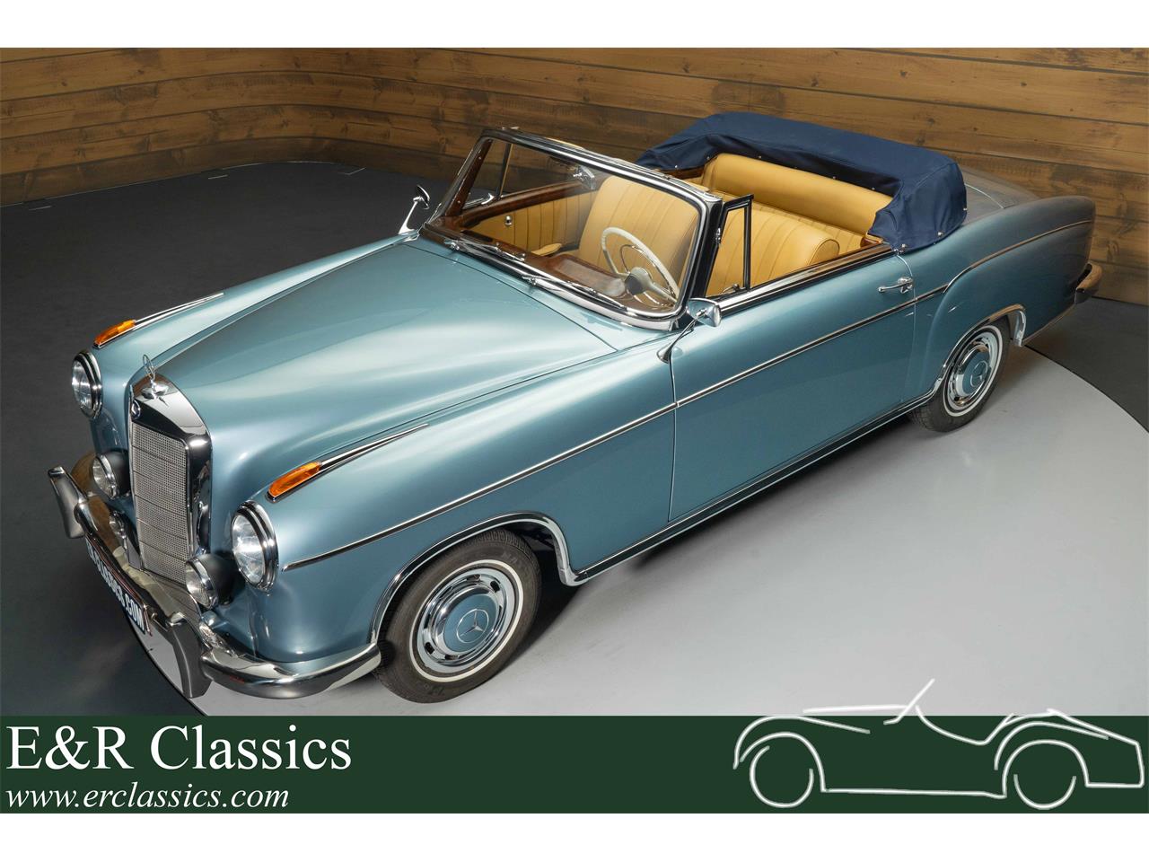 1956 Mercedes Benz 220a Interiores