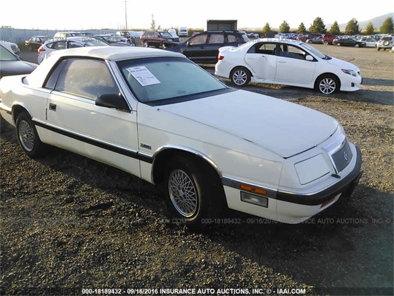1987 Chrysler LeBaron for Sale | ClassicCars.com | CC-961577