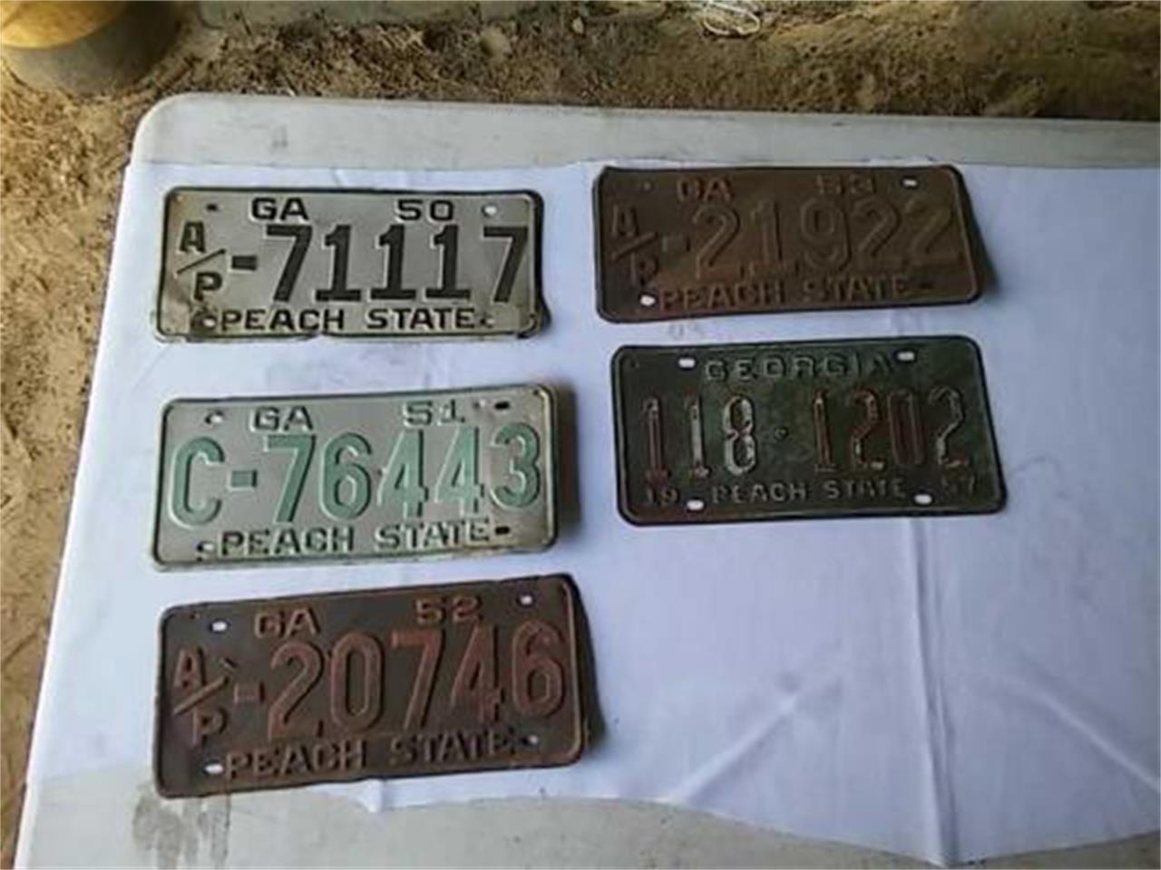 1950 Miscellaneous Vintage Automotive License Plates for Sale ...