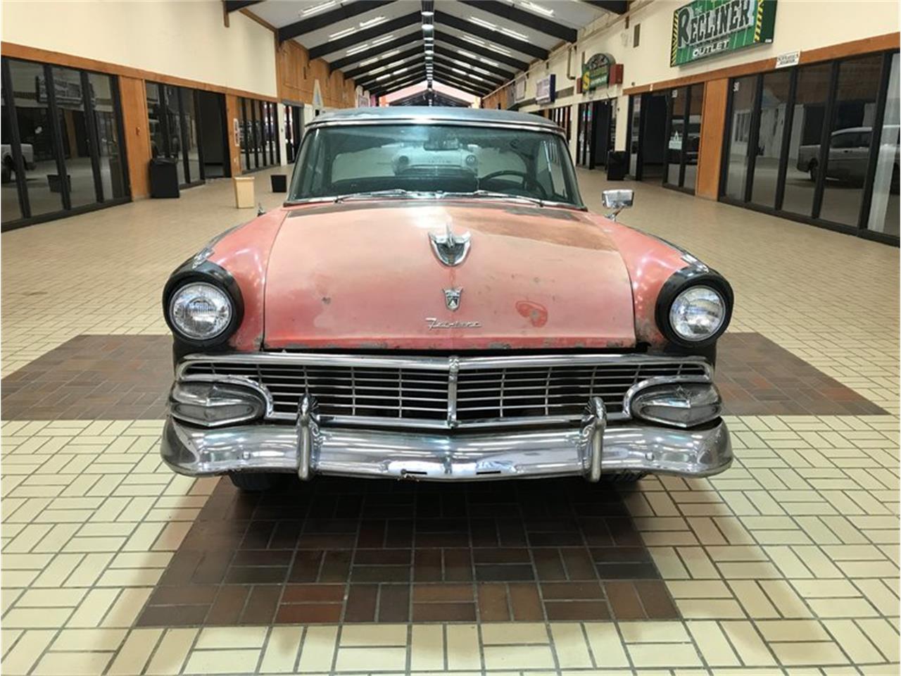 1956 Ford 4dr Vic hdtp red blk for Sale | ClassicCars.com | CC-991061